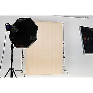 Kate 6ft×9ft Solid Beige Backdrop Portrait Photography Background for Photography Studio Children and Headshots Beige Backdrop Background for Photography Photo Booth