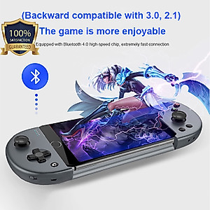 Wireless Mobile Controller Gamepad,PUBG Mobile Controller with Triggers for 3.5-6.5 Inch Android iOS for FPS Games Gamepad