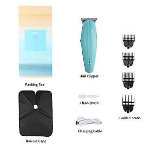 RTICS Hair Clippers for Slicked Hair, Cordless Rechargeable Safety Ceramic Blade Hair Trimmer, Low Noise Restoring Ancient Design Haircut Machine Kit for Men