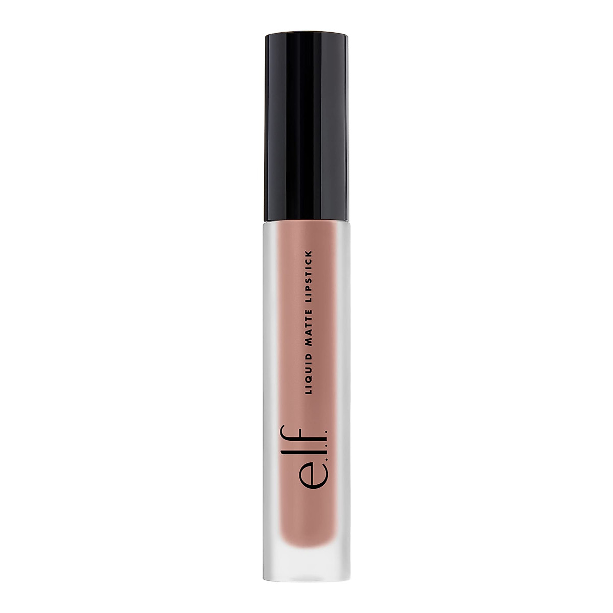 e.l.f. Cosmetics Liquid Matte Lipstick, Highly Pigmented, Quick Drying & Smudge Proof, Nourish & Soften, Diamond-Shaped Wand, Praline