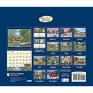 John Sloane's Country Seasons 2023 Deluxe Wall Calendar