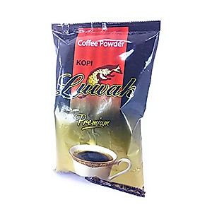 Luwak Kopi Premium - Ground Coffee, 165 Gram (Pack of 3)