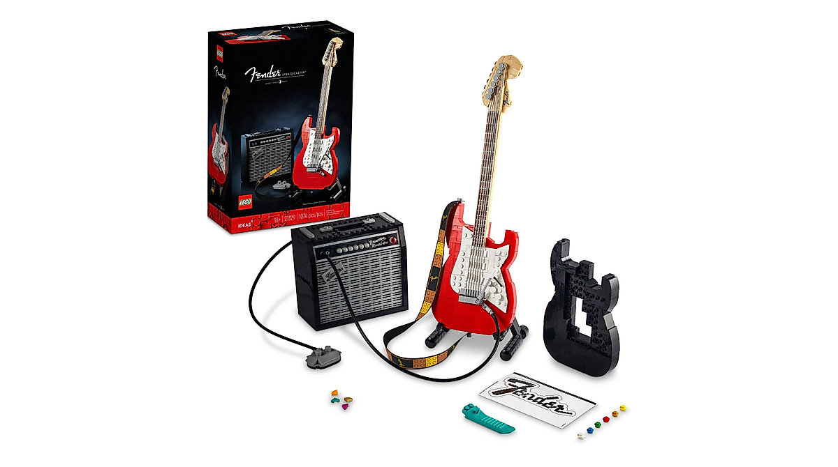 LEGO Ideas Fender Stratocaster 21329: Build & Display