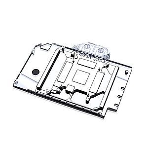 Copper GPU Water Cooling Block GPU Waterblock Graphics Card Water Cooling Block for ASUS GeForce RTX 4090 TUF Strix (5V ARGB RBW Aura Effect LED Lights GPU Block with Backplate)