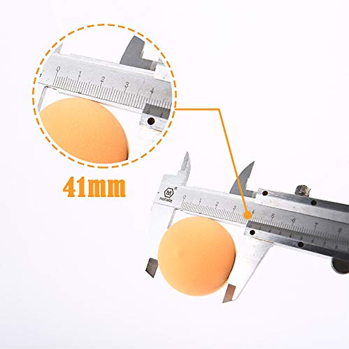 Y.J TAILS Horse Ear Plugs, Equine earplugs, Foam Ball, Block Noise, Soft and Comfortable, Reusable (Orange - 2pcs)