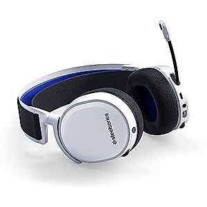 SteelSeries Arctis 7P Wireless - Lossless 2.4 GHz Wireless Gaming Headset - for PlayStation 5 and PlayStation 4 - White - PlayStation 5
