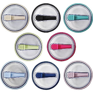 2 Pack 40 oz Tumbler Flip Straw Lid Replacement Compatible with Stanley Quencher, Replacement Lids Fit for Stanley Travel Tumbler, Spill Proof Splash Resistant Tumbler Lids for Stanley Cup Accessories