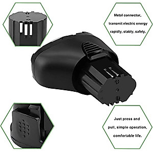 Hanaix 10.8V 3.0Ah Battery Compatible with Dremel 855-02 855-01 8000-01 8001-01 8001-02 Li-ion Replacement for Dremel 10.8v Battery