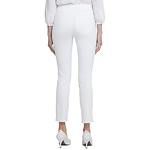 NYDJ womens Pull-on Skinny Ankle | Slimming & Flattering Fit Jeans, Optic White, 16 US