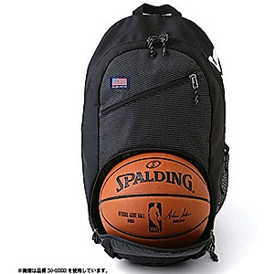 Spalding 50-003BK Basketball Backpack Backpack Case Half Day Black 50-003BK