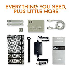 Fiber to Ethernet Converter | Open SFP slot Gigabit to RJ45 10/100/1000 Fiber Media Converter | Plug & Play | Universal - Supports All Single / Multi Mode SFPs 1G/100M| Auto-Negotiation | Jumbo Frame