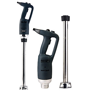 Li Bai Heavy Duty Big Stix Immersion Blender Handheld Kitchen, 22 in Hand Blenders for Kitchen, Commercial Mixer Electric, 500W Removable Shaft 2500rpm to 15000rpm, Emulsifier Blender Handheld