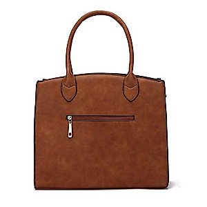 MKF Shoulder Bag for Women – PU Leather Crossbody Tote Handbag Purse – Lady Fashion Top Handle Satchel Pocketbook Sheila Beige