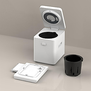 DoubleTT Electric Indoor Compost Bin | 3L Smart Composter | Food Cycler with Big Capacity | Compost Machine for Apartment Countertop