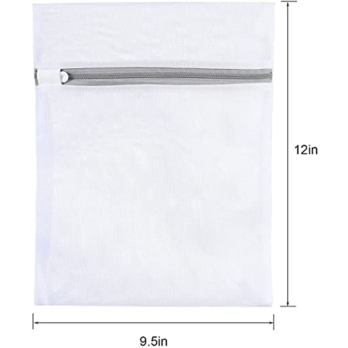 Mesh Laundry Bag - 3 Pack Durable and Reusable Wash Bag Travel Organization Bag for Garment, Socks, Underwear, Panties (9.5Inch x 12 Inch)