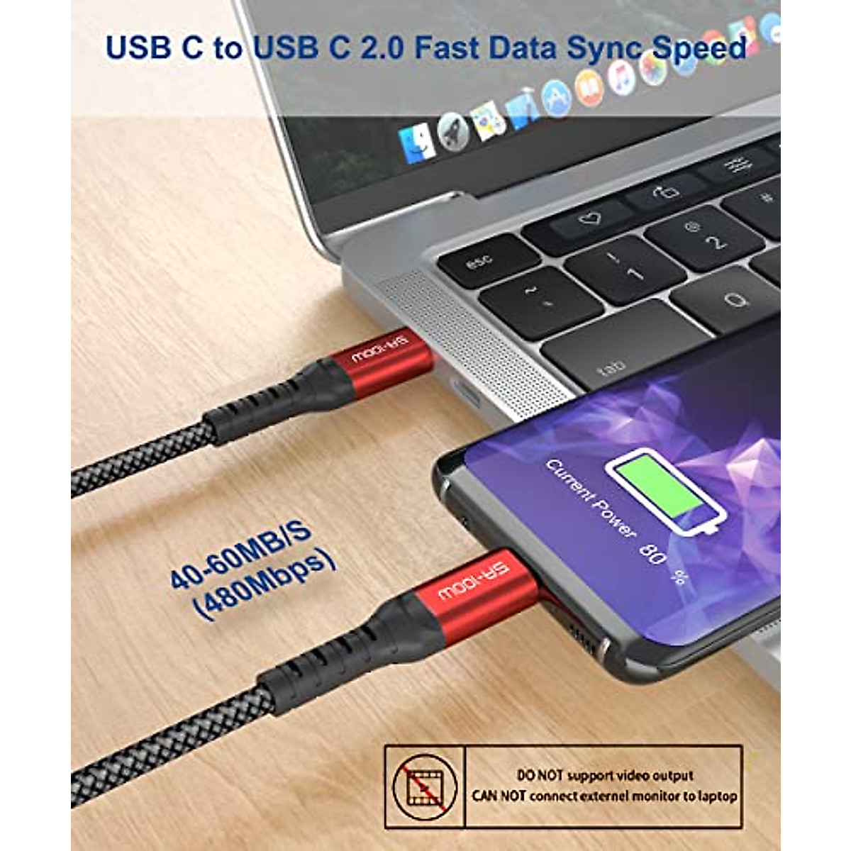 Meboyz 3 Pack 100W USB C to USB C Cable 10ft+6ft+3ft, Type C to Type-C Cable, USBC to USB-C Fast Charging Cable Compatible with MacBook Air/Pro, iPad Pro 12.9/11/Air, Samsung Galaxy S22/21/20/Note20