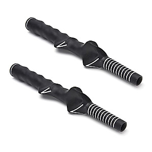 traderplus 2-Pack Right-Handed Golf Swing Training Grip Trainer, Black