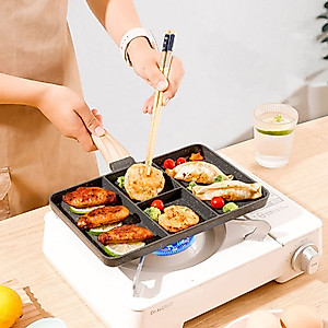 CALLARON Ergonomic Multi Function Nonstick Chicken Pan Breakfast Frying Pan Steak Compatible Gas Induction Cookware