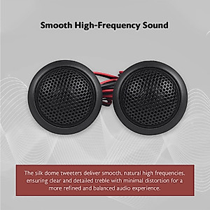 Rockville RVL6KIT 6.5" Component Car Speakers, 800W Peak/200W RMS, 4 Ohm, Aluminum Cone, 1" Silk Dome Tweeters, Perfect for High-Fidelity Car Audio