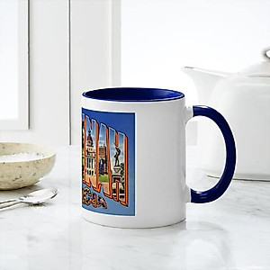 CafePress Savannah Georgia Greetings Mug Ceramic Coffee Mug, Tea Cup 11 oz