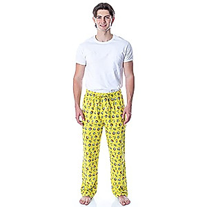 Nickelodeon Men's SpongeBob SquarePants Face Expressions Loungewear Pajama Pants (3X-Large)