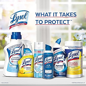 Lysol Multi-Surface Cleaner, Sanitizing and Disinfecting Pour, to Clean and Deodorize, Sparkling Lemon & Sunflower Essence, 48oz