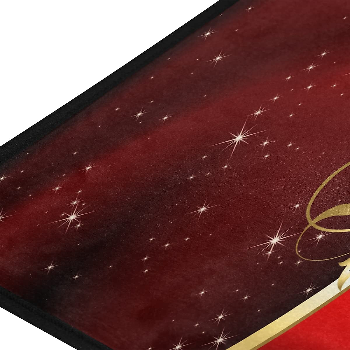 Happy Valentines Day Red Heart Love Kitchen Rugs Non-Slip Kitchen Mats 39 x 20 Inches Bath Runner Rug Doormats Area Mat Rugs Carpet Cushioned Mat for Home Decor