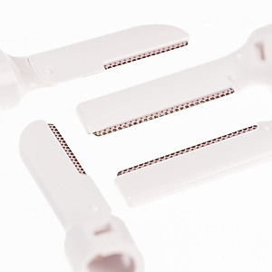 About Face Sonic Beauty-Wand Refill Blades for Exfoliating, 4 Pack â€“ Includes 2 Facial Blades & 2 Brow Blades