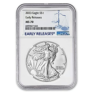 2023 1 oz American Silver Eagle Bullion Coin MS-70 (Early Releases) $1 NGC MS70