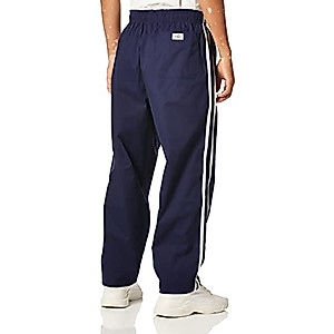 Chef Code Men's Traditional Baggy Chef Pant with Athletic Double Piping, Navy, X-Large