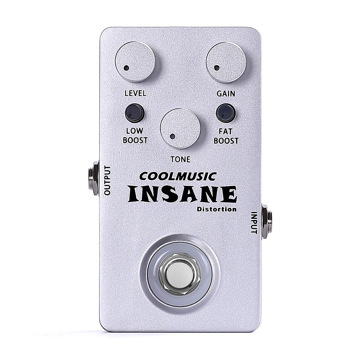 COOLMUSIC C-DI01 Insane Distortion Guitar Bass Distortion Pedal