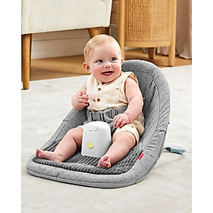 Skip Hop Baby Ergonomic Activity Floor Seat for Upright Sitting, Silver Lining Cloud, Gray