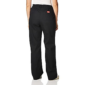 Dickies Men's EDS Signature Unisex Drawstring Scrub Pant, Black, X-Large