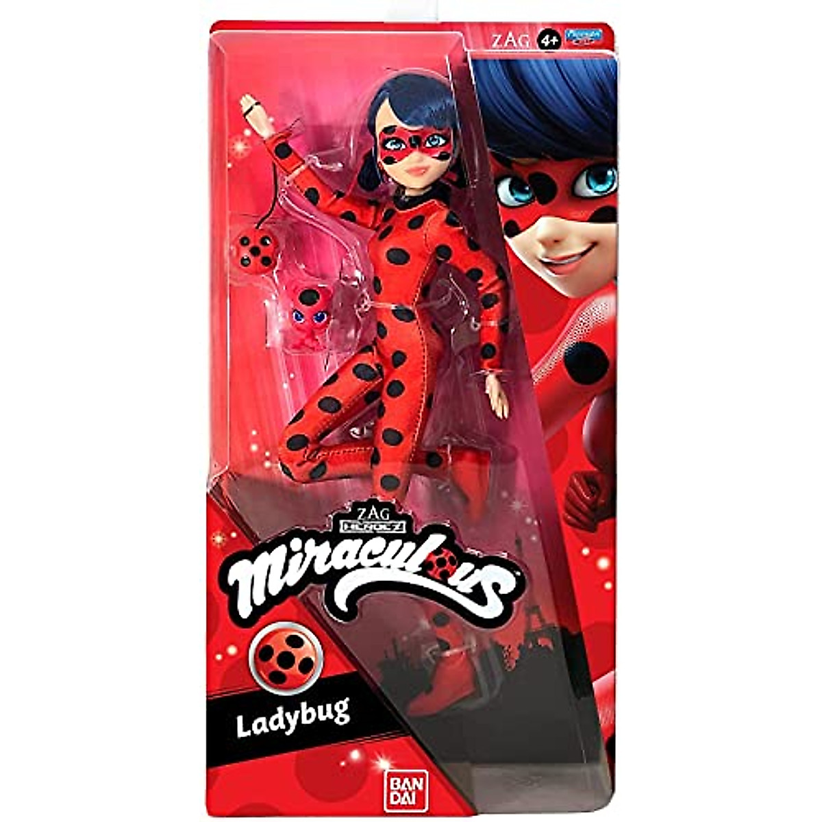 Miraculous Heroes Fashion Doll Bundle (Ladybug, Cat Noir, Rena Rouge, Queen Bee)
