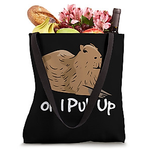 Ok I Pull Up Capybara Tote Bag