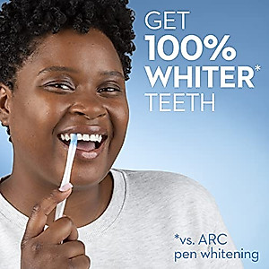 Crest Whitening Emulsions Leave-On Teeth Whitening Gel Kit + Overnight Freshness with Wand Applicator and Stand, Apply & Sleep, 0.88 Oz