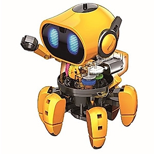 CIC21-893 Tobbie Interactive a/I Capable Robot Infrared Sensor Two Play Modes – Follow Me Explore Develops Own Emotions Gestures Sound Lighting Effects