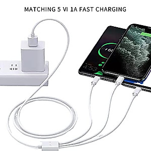BGNTBUK A60 Three-in-one Phone Portable Cable Charging Charging for Mirco-USB Smart Type-C Suitable Cable Cable&Charger Type C to C Cable 10ft