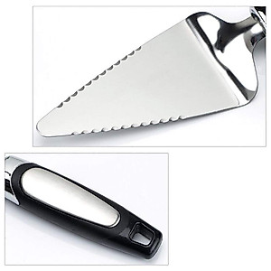 Tosnail 2 Pack Stainless Steel Pie and Cake Cutter Cake Server