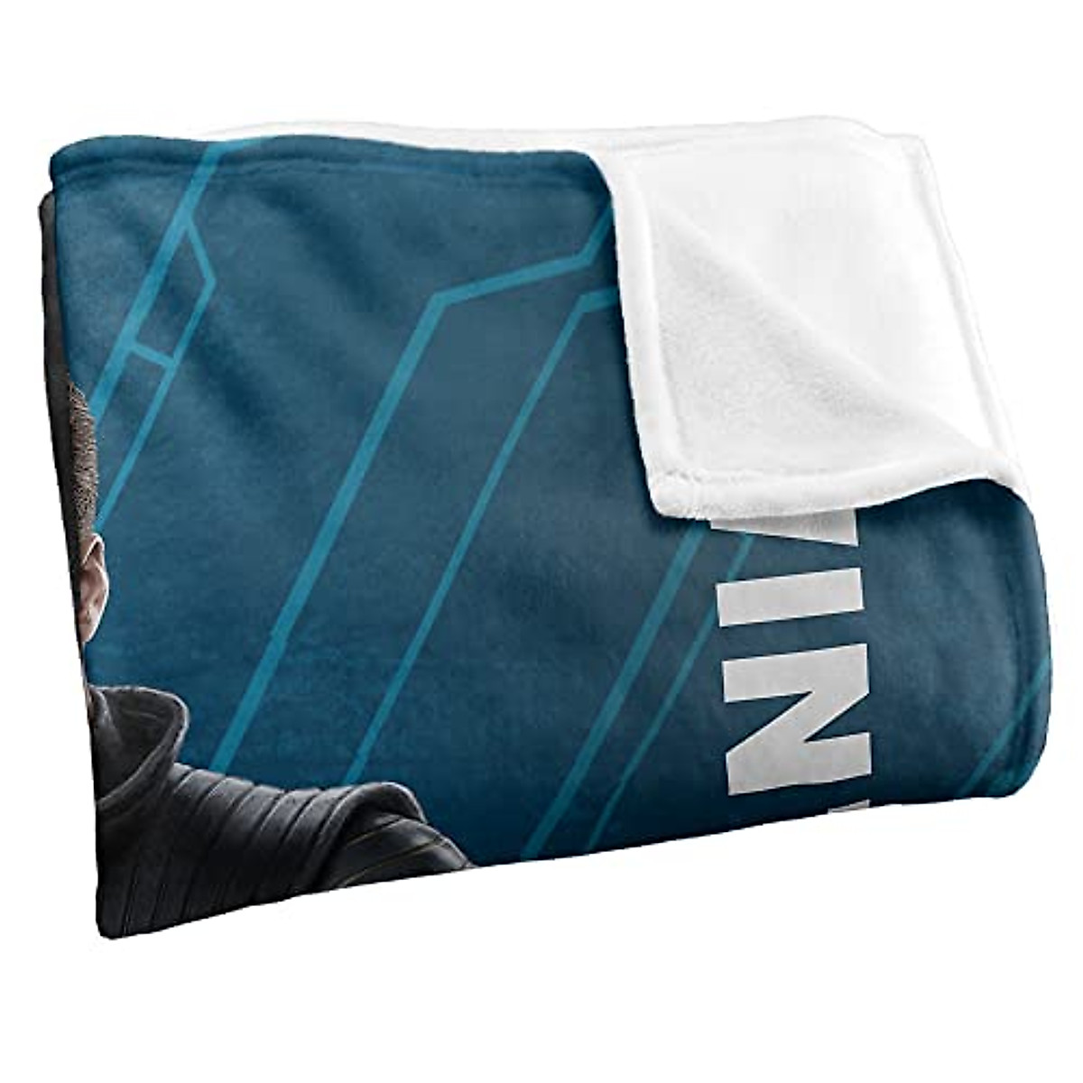 Marvel Falcon and Winter Soldier Blue Pose Silky Touch Super Soft Throw Blanket 36" x 58"