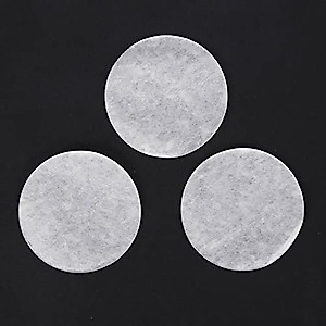 YYQTGG Coffee Filters, Paper Filters 60mm Round Coffee Maker Filters Safe Moka Pot Filter Unbleached Paper Heat Resistance for Coffee Mocha (Brown)