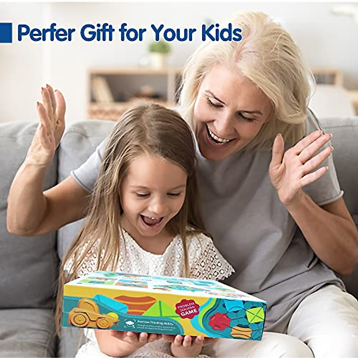 Kids Toys STEM Board Games - Logic Road Builder Brain Teasers Puzzles for 4 5 6 7 Year Old Boys Girls, Educational Montessori Birthday Gifts for Ages 4-8 Preschool Classroom Learning (38 PCS)