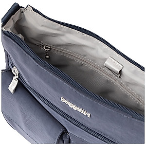 Baggallini Womens Modern Everywhere Slim Crossbody cross body handbags, French Navy, One Size US