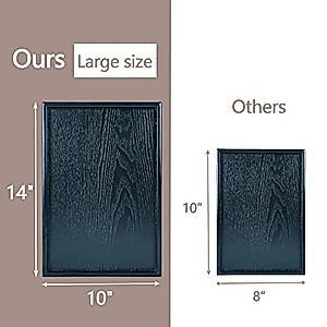 14" x 10" Large Japanese Zen Garden for Desk - Zen Garden Kit with 25+ Accessories - Sand Garden Decoration Included Sand Tray,Zen Garden Rake, Trees,Incense Burner,Door,Well,Bridge Zen Gifts Women