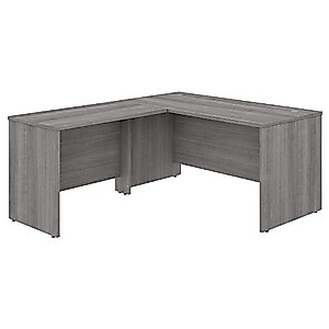 Bush Business Furniture Studio C L Shaped Desk with Return, 60W x 30D, Platinum Gray