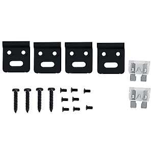 Rockville Atom P20 Marine/ATV/Car Bluetooth Amplifier 1600w Peak/440w RMS 4 Channel w/Volt Meter, Black