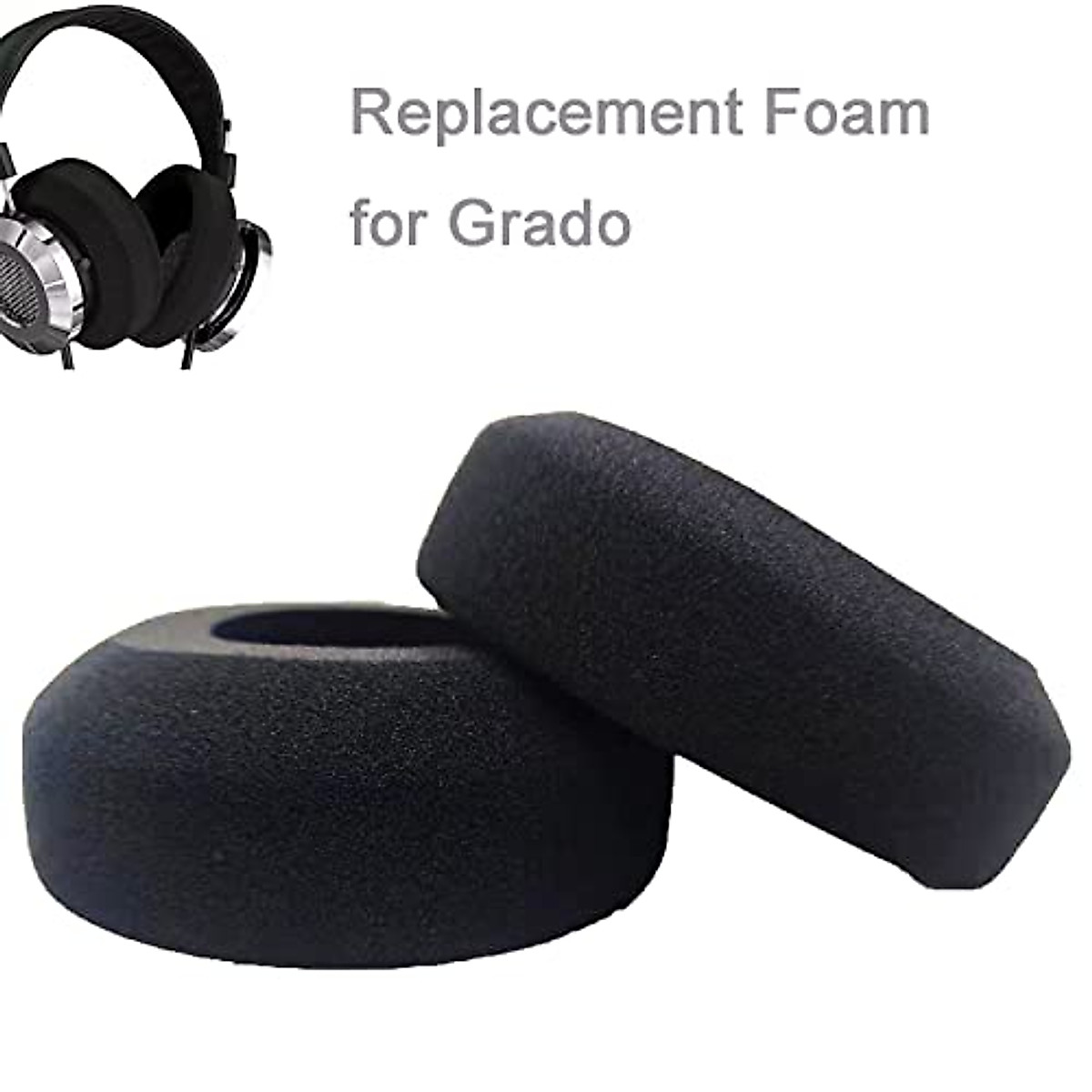 VVSUN 2pcs Replacement Earpads Cushion Foam for Grado GS1000i, GS1000e, PS1000, PS1000e,GS2000e,Headphone Ear Pads