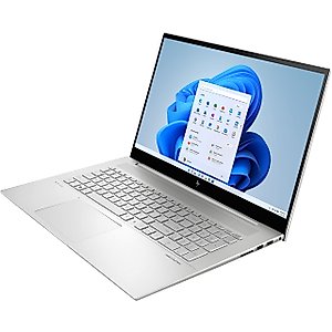 2022 HP Envy Laptop 17.3" FHD IPS Touchscreen 11th Intel i7-1165G7 Nvidia Geforce MX450 Graphics 32GB DDR4 2TB SSD WiFi 6 Fullsize Backlit Keyboard w/ Numpad and FP Reader Win 11 Pro w/32GB USB