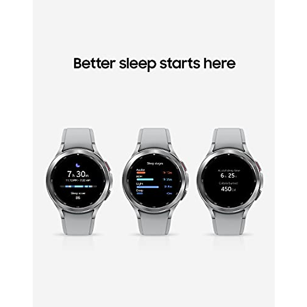 SAMSUNG Galaxy Watch 4 Classic 46mm Smartwatch with ECG Monitor Tracker for Health, Fitness, Running, Sleep Cycles, GPS Fall Detection, Bluetooth, US Version, Silver