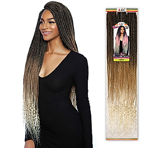 MULTI PACK DEALS! Mane Concept Synthetic Hair Crochet Braids 3X Pre-Stretched Ivy Box Braid 32" (1-PACK, T1BBUG350)